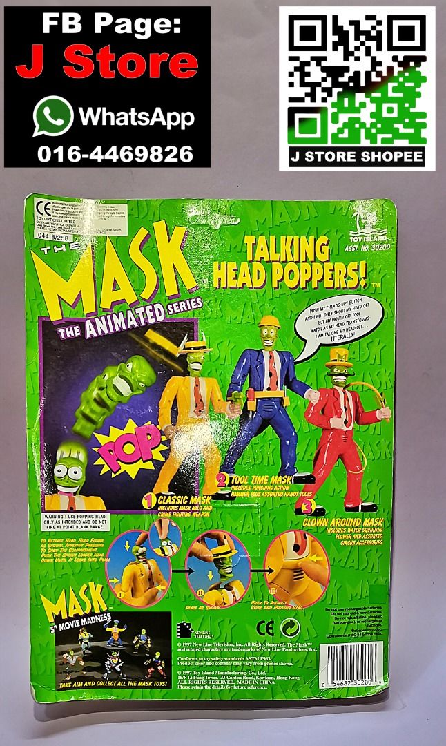 The Mask the animated series action figure ( J Store ), Hobbies & Toys ...