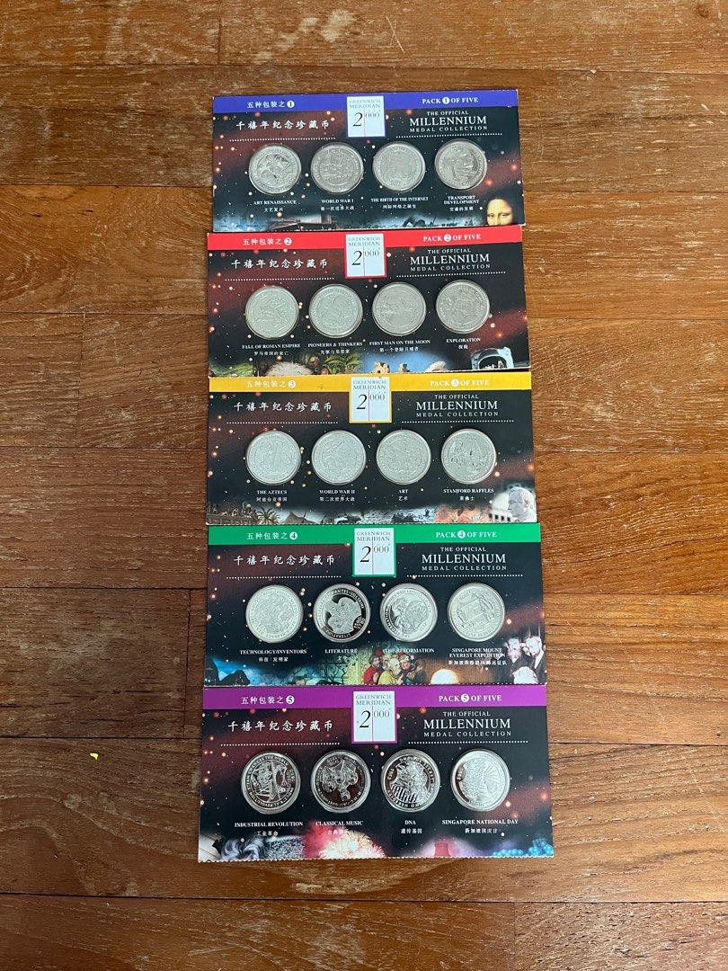 The Official Millennium Medal collection, Hobbies & Toys, Memorabilia ...