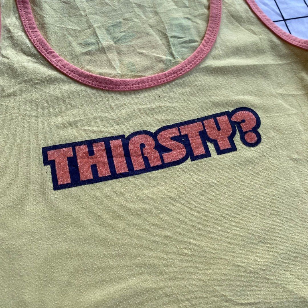 THIRSTY? Y2K Kidcore Cutecore Top, Women's Fashion, Tops, Sleeveless on ...