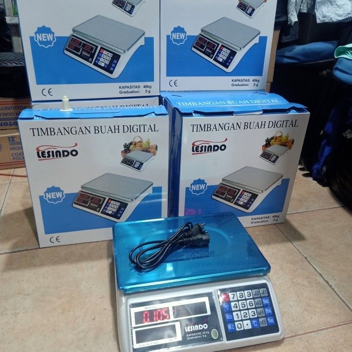 Timbangan buah digital lesindo ls21 40kg, Kitchen & Appliances di Carousell