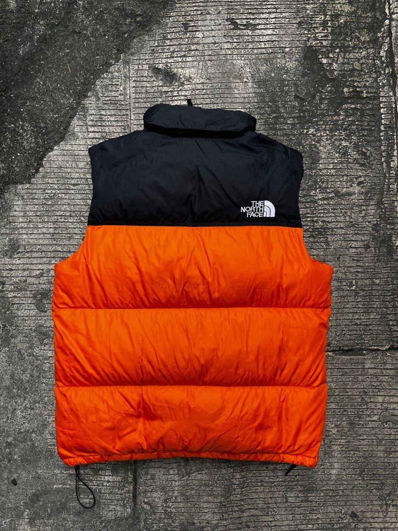tnf puffer vest 700 series with packable hood and stow pocket, Men's ...