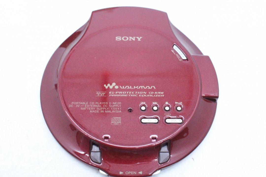 Toishi] SONY/Sony D-NE20 CD 隨身聽 WALKMAN 隨身 CD 播放器 紅色 工作項目, 音響器材, 可攜式音響 ...