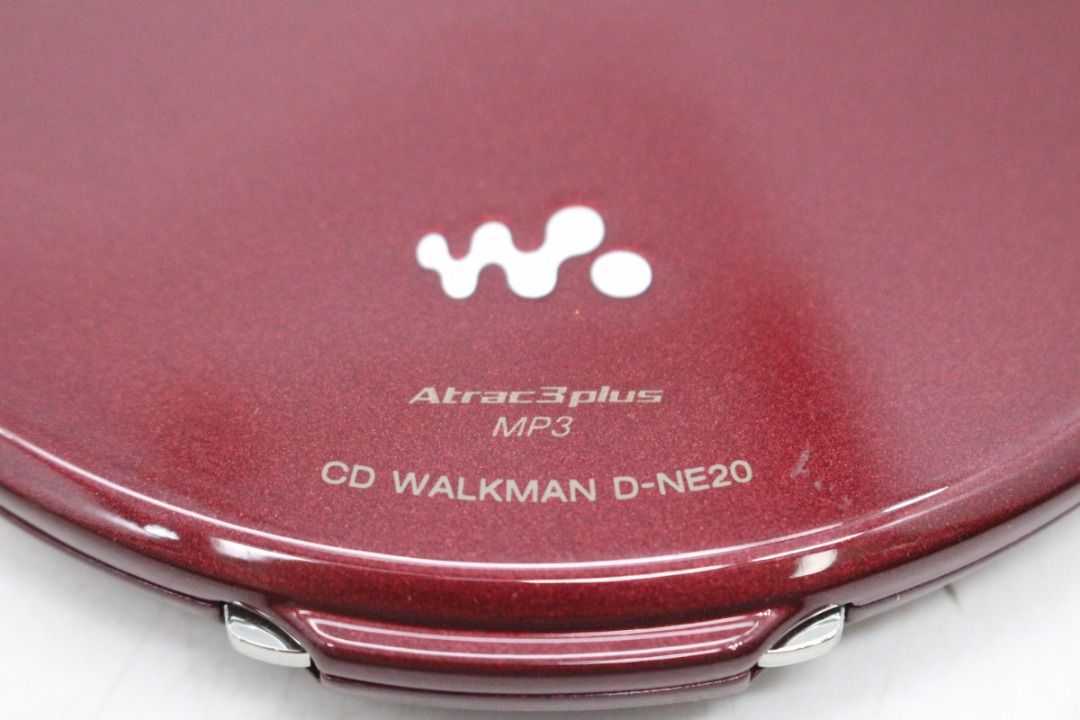 Toishi] SONY/Sony D-NE20 CD 隨身聽 WALKMAN 隨身 CD 播放器 紅色 工作項目, 音響器材, 可攜式音響 ...