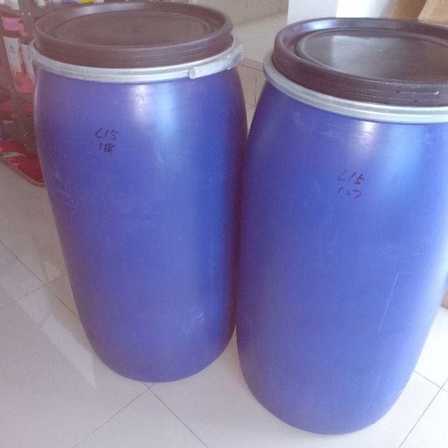 Tong Drum Biru Open Top 160 liter [Ready Stock], Furniture & Home ...