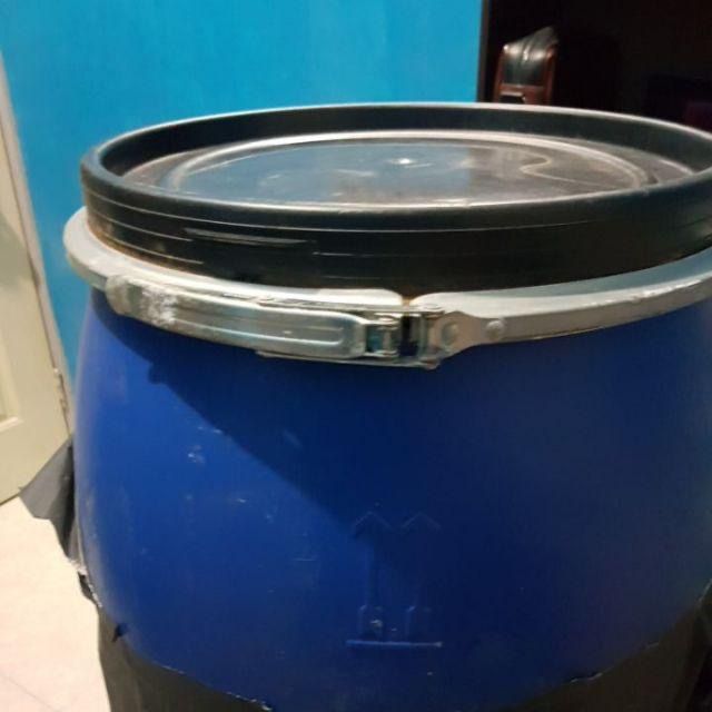 Tong Drum Biru Open Top 160 liter [Ready Stock], Furniture & Home ...