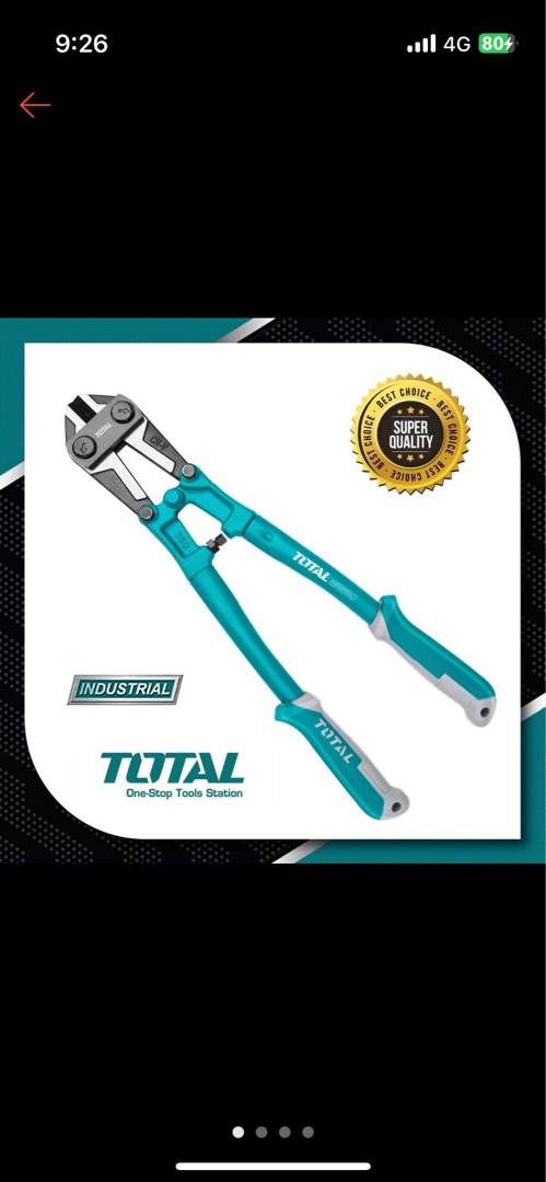 Total Bolt Cutter 36"(900mm) DOOR LOCK CUTTER Bicycle Lock Cutter ...