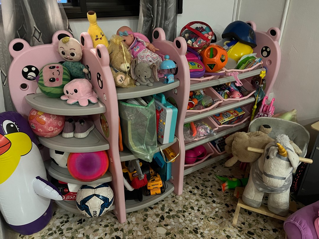 Toys rack. Toys storage, Babies & Kids, Baby Nursery & Kids Furniture ...