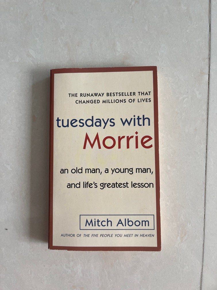 Tuesdays With Morrie - Mitch Albom, Hobbies & Toys, Books & Magazines ...