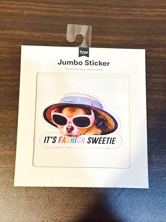 Typo jumbo sticker, Hobbies & Toys, Stationery & Craft, Other ...