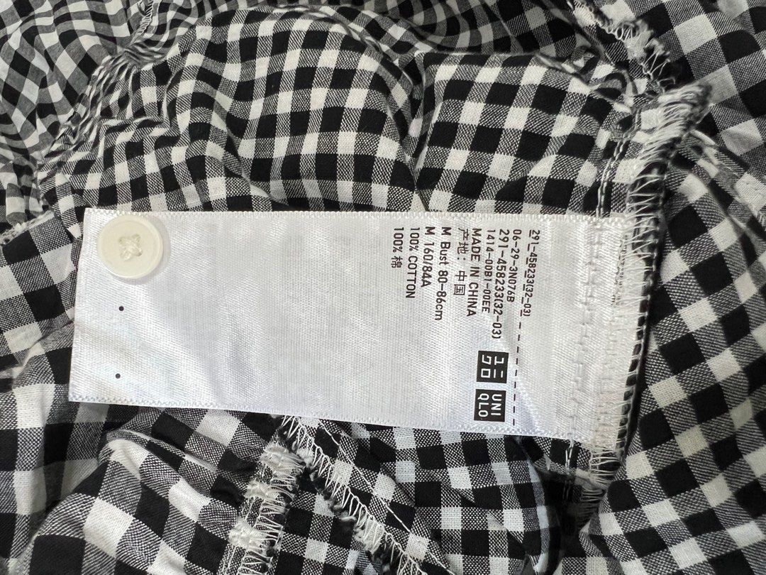 UNIQLO gingham tiered dress, Women's Fashion, Dresses & Sets, Dresses ...