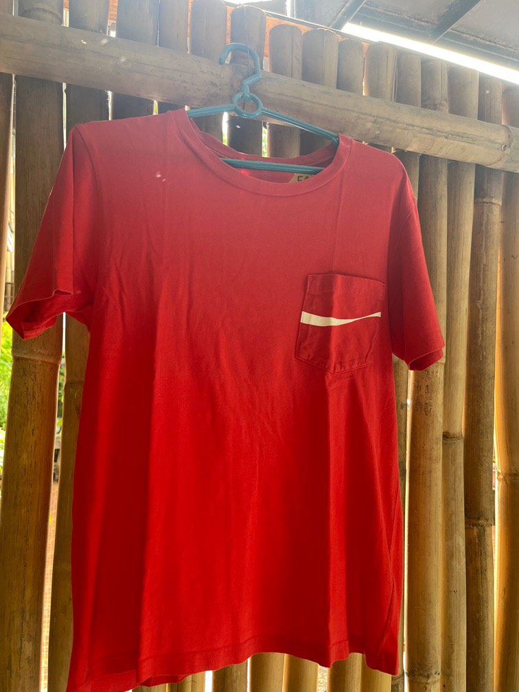 Uniqlo red, Men's Fashion, Tops & Sets, Tshirts & Polo Shirts on Carousell