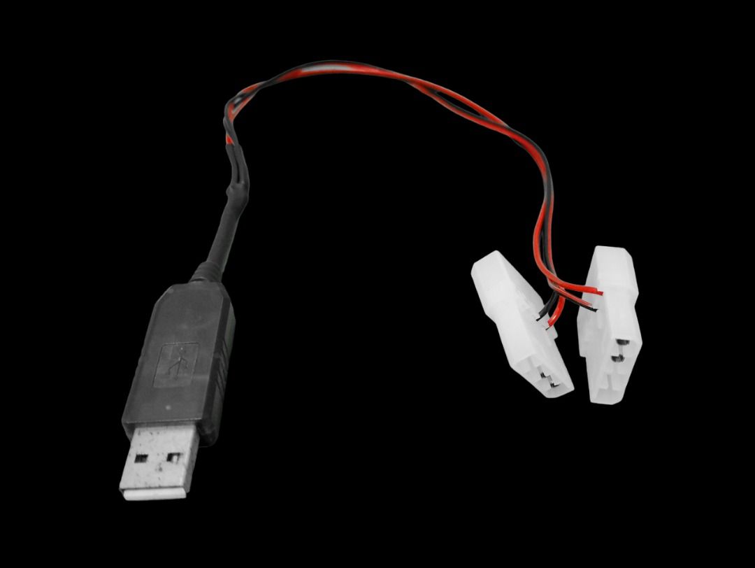 USB MALE 9V STEP-UP to 2-MOLEX IDE CONNECTOR 2-PIN M/F, BEST FOR LED ...