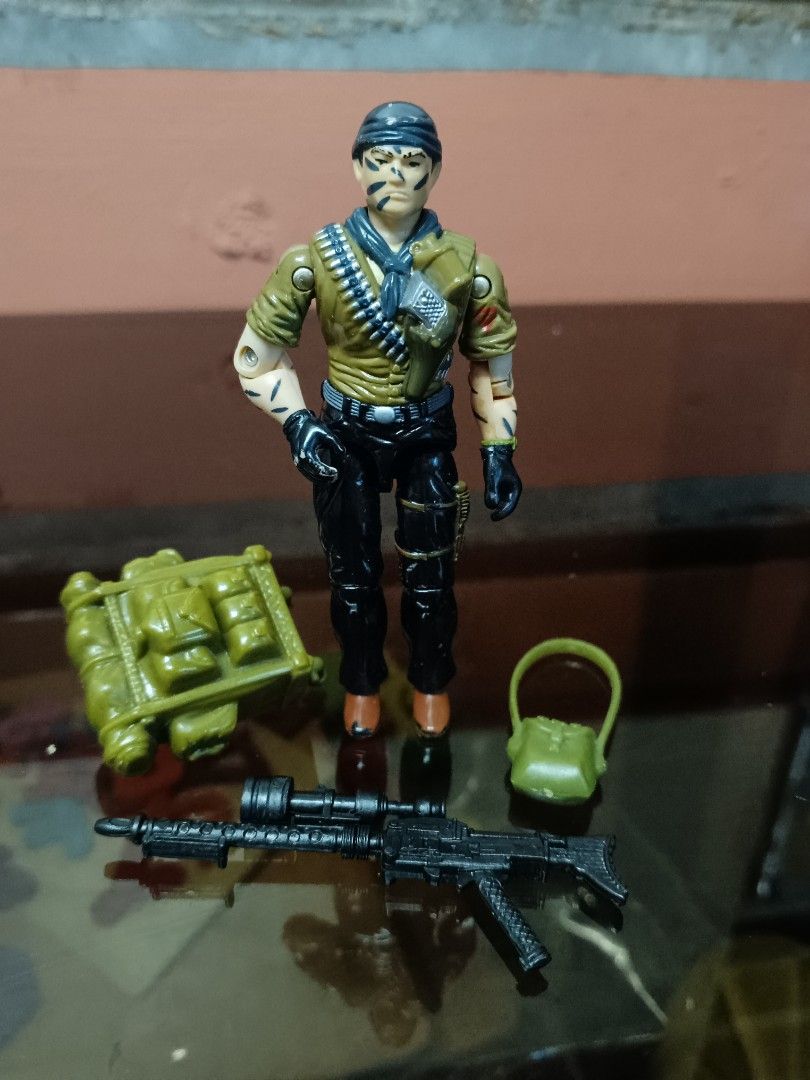 Vintage 1987 G.I. JOE Tunnel Rat V1 (Version 1) Action GI Figure ...