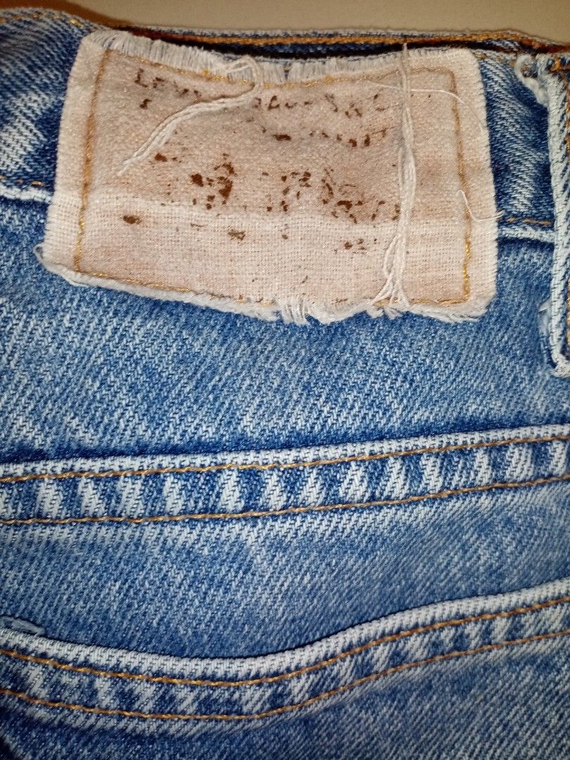 VINTAGE LEVI'S BROWN TAB RIVETED JEANS, Men's Fashion, Bottoms, Jeans ...