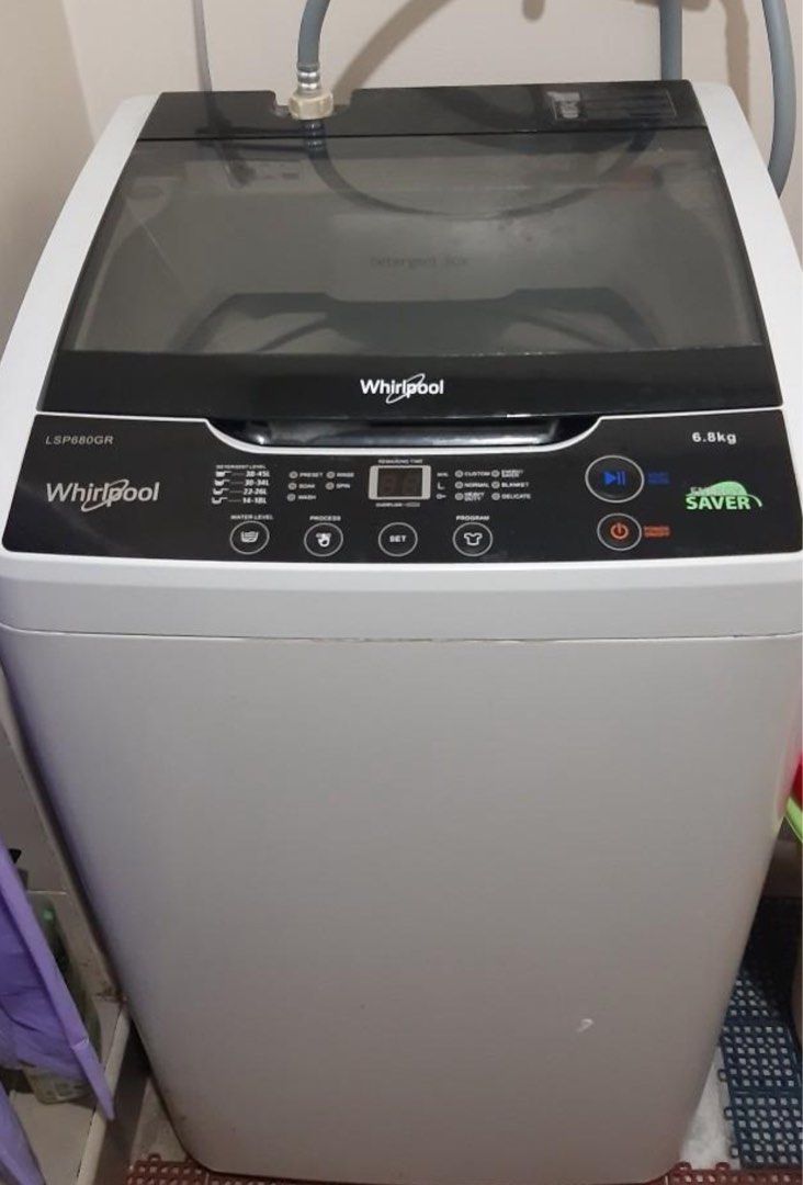 WHIRPOOL AUTOMATIC WASHING MACHINE 6.8kg, TV & Home Appliances, Washing ...