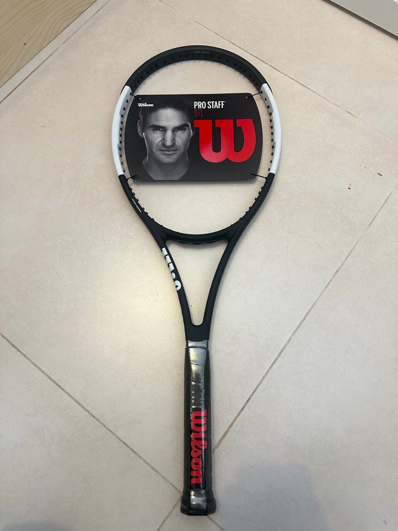 Wilson Pro Staff 97L v.12 Grip 2 Tennis Racket, 運動產品, 運動與體育, 運動與體育 - 球拍 ...