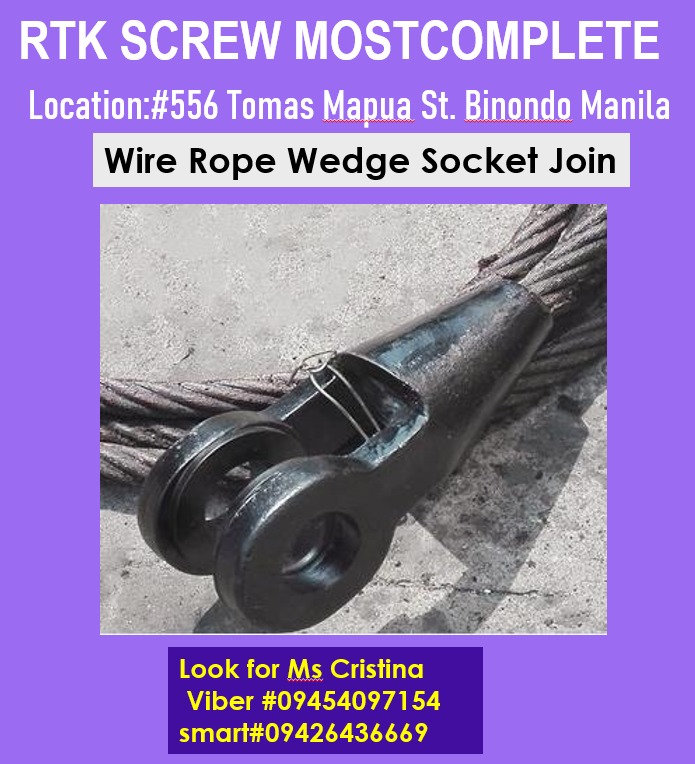 Wire Rope Wedge Socket Join, Commercial & Industrial, Construction ...