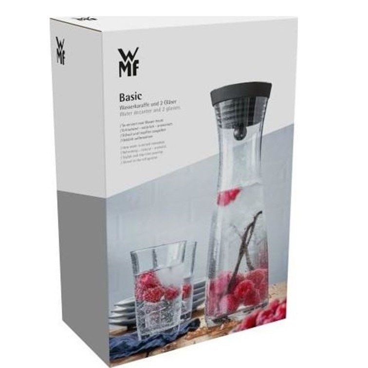 WMF Basic Decanter with 2 water glass, Furniture & Home Living ...