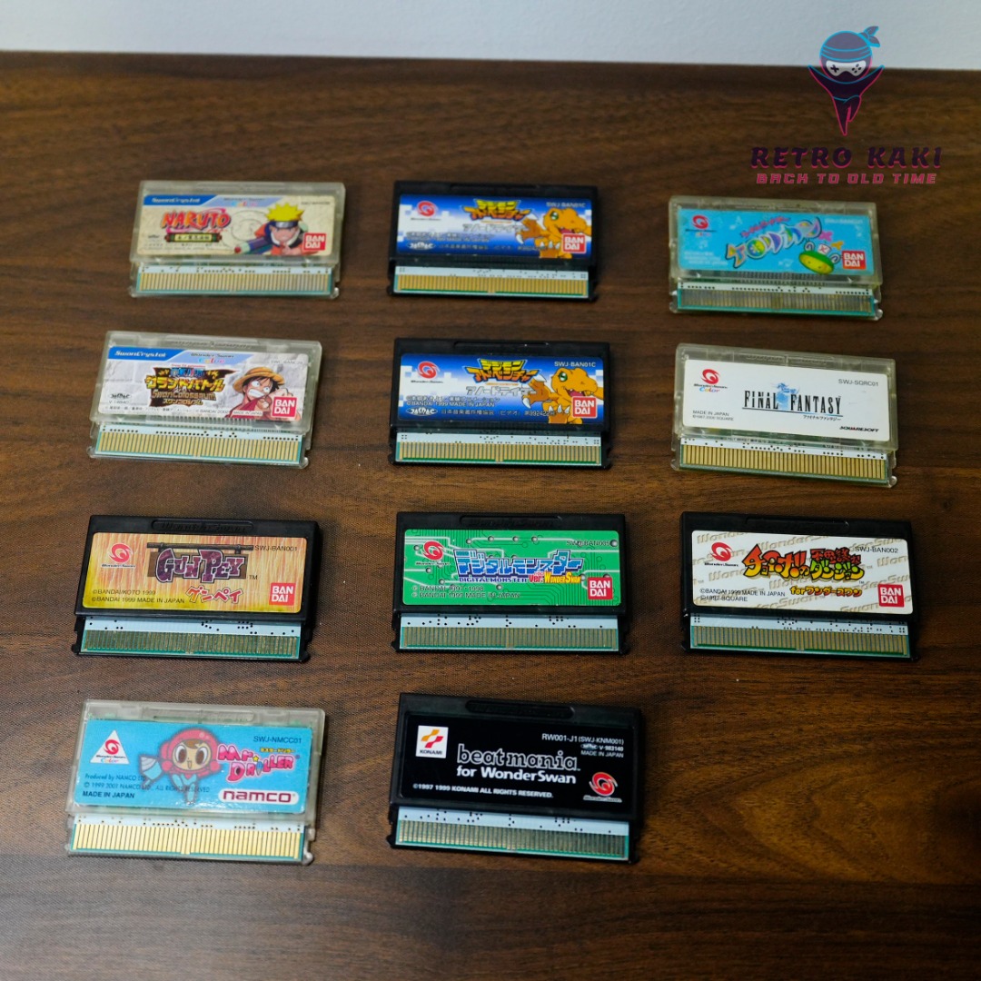 WonderSwan Bandai WS Color WSC Crystal Game (cartridge) Original Made ...