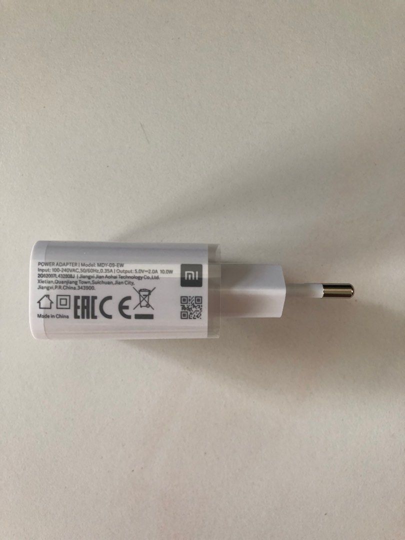 Xiaomi Power Adapter 2-pin, Mobile Phones & Gadgets, Mobile & Gadget ...