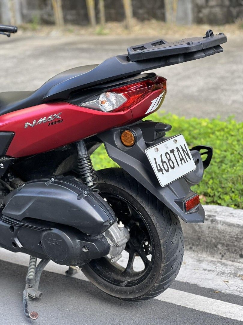 Yamaha Nmax V2 Red 2021, Motorbikes, Motorbikes for Sale on Carousell