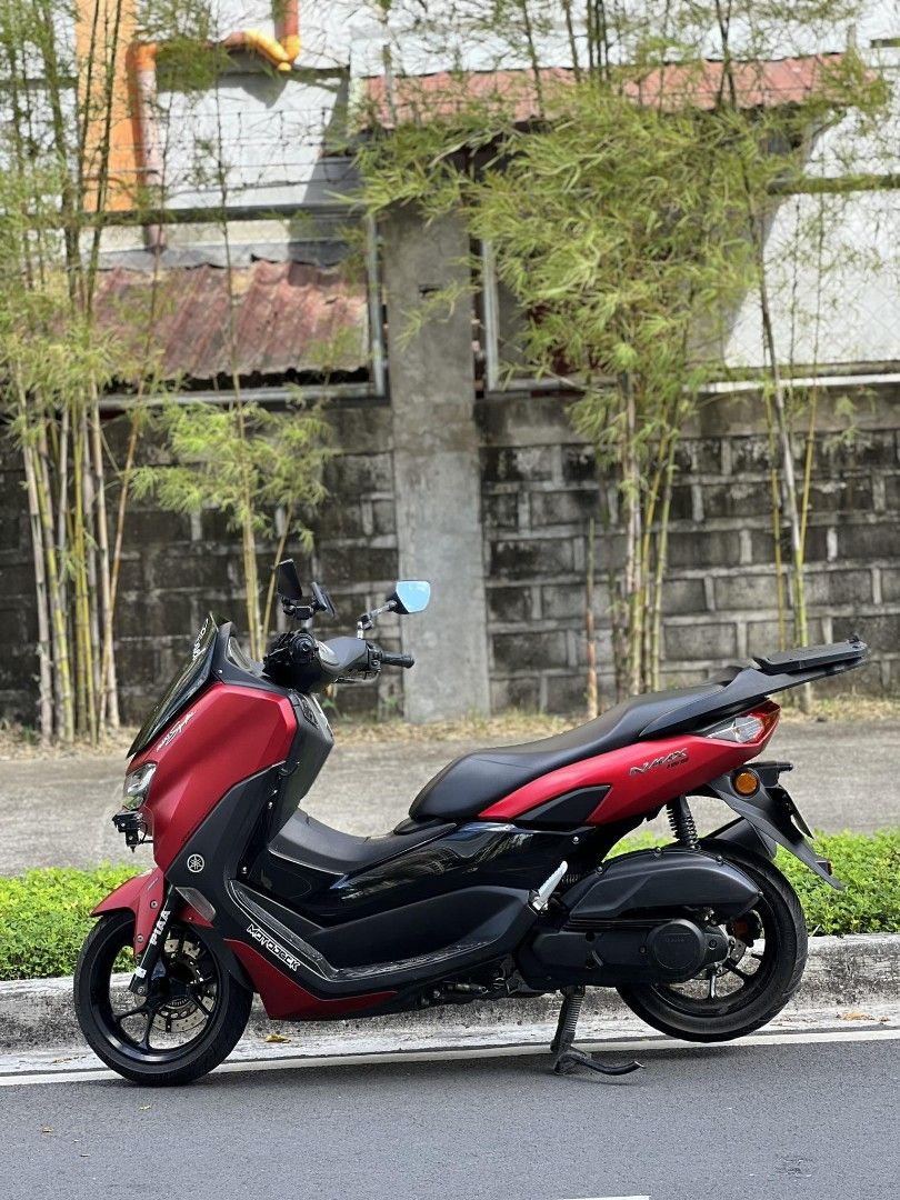 Yamaha Nmax V2 Red 2021, Motorbikes, Motorbikes for Sale on Carousell