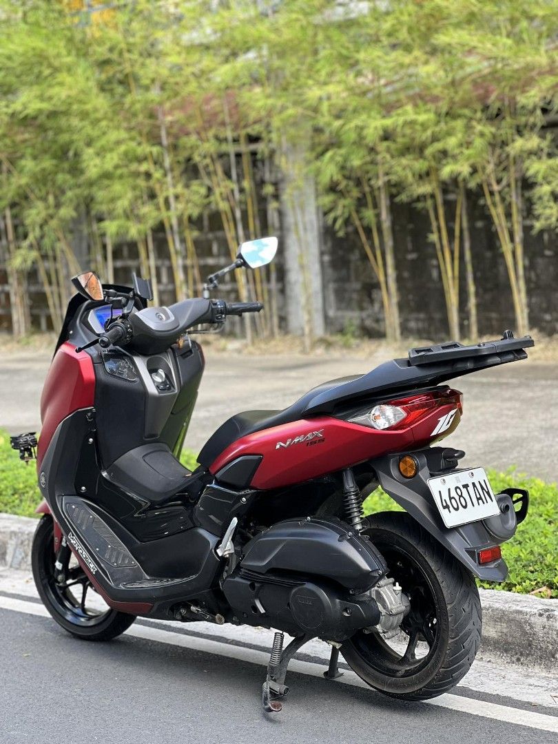 Yamaha Nmax V2 Red 2021, Motorbikes, Motorbikes for Sale on Carousell
