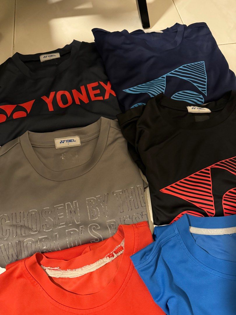 Yonex + Victor Badminton Shirt, Men's Fashion, Tops & Sets, Tshirts & Polo Shirts on Carousell