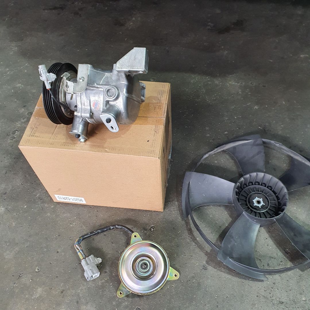 Suzuki Swift Aircon compressor / Fan Motor replacement, Car Accessories ...