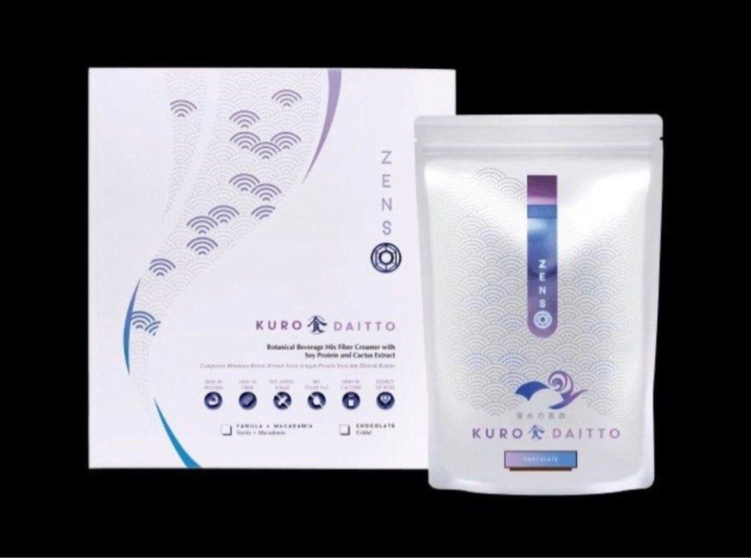 Zenso Daitto Chocolate flav, Health & Nutrition, Health Supplements ...