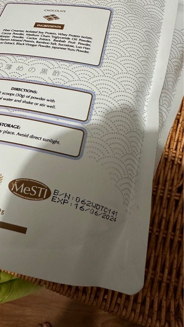 Zenso Kuro Daitto (Chocolate), Health & Nutrition, Health Supplements ...