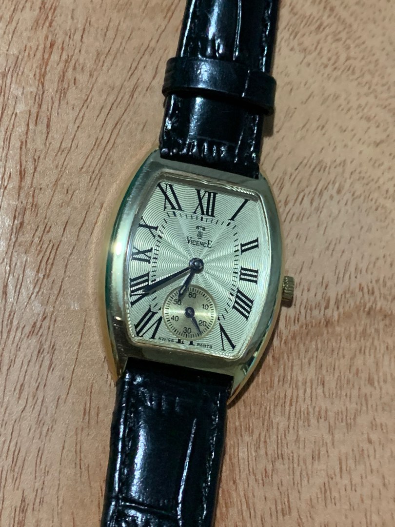 14K Gold Vicence watch, Women's Fashion, Watches & Accessories, Watches ...