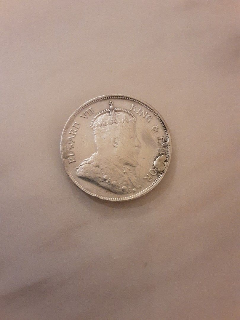 1908 King Edward vii 50 cents coin, Hobbies & Toys, Memorabilia ...