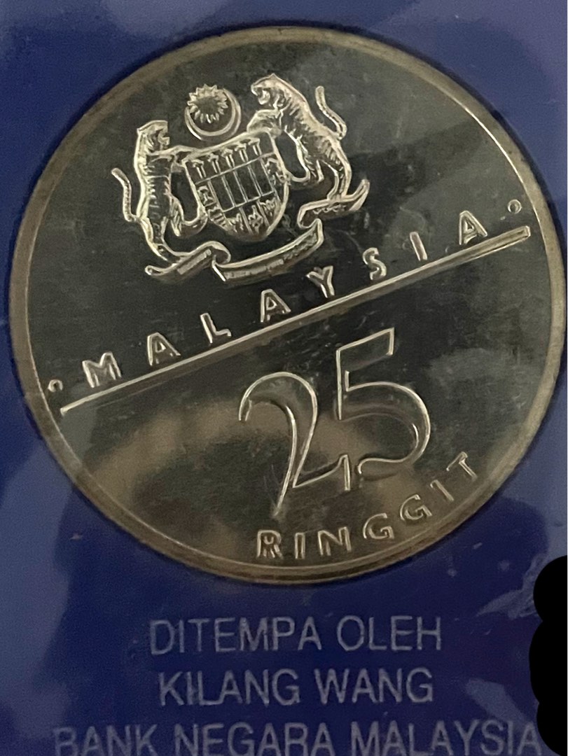 1989 25 Ringgit Coin Non Proof The Commonwealth Heads of Government Meeting CHOGM, Hobbies ...