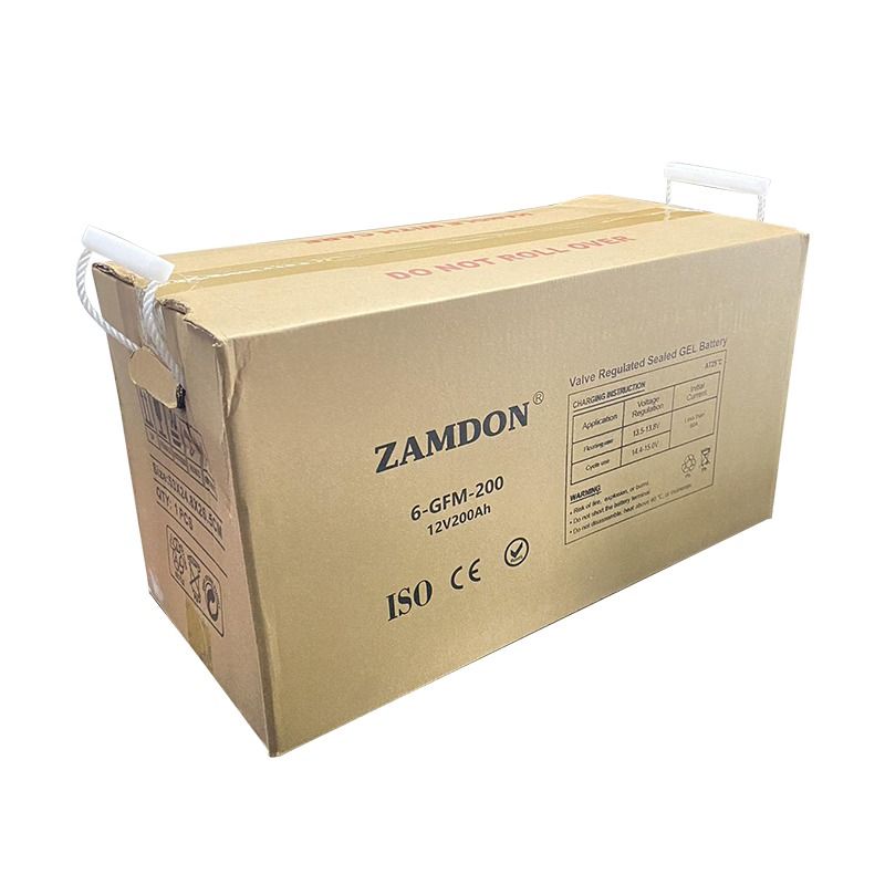 200AH 12V Zamdon Gel Deep Cycle Rechargeable Lead Acid UPS Solar ...