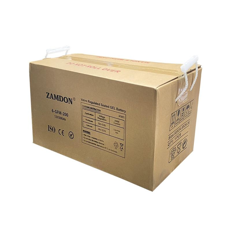 200AH 12V Zamdon Gel Deep Cycle Rechargeable Lead Acid UPS Solar ...