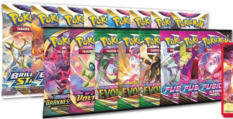 22 x Pokemon TCG Packs 100% Unflitered from Charizard Ultra Premium ...