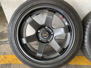 Original JDM Enkei AP racing Rims, Car Accessories on Carousell