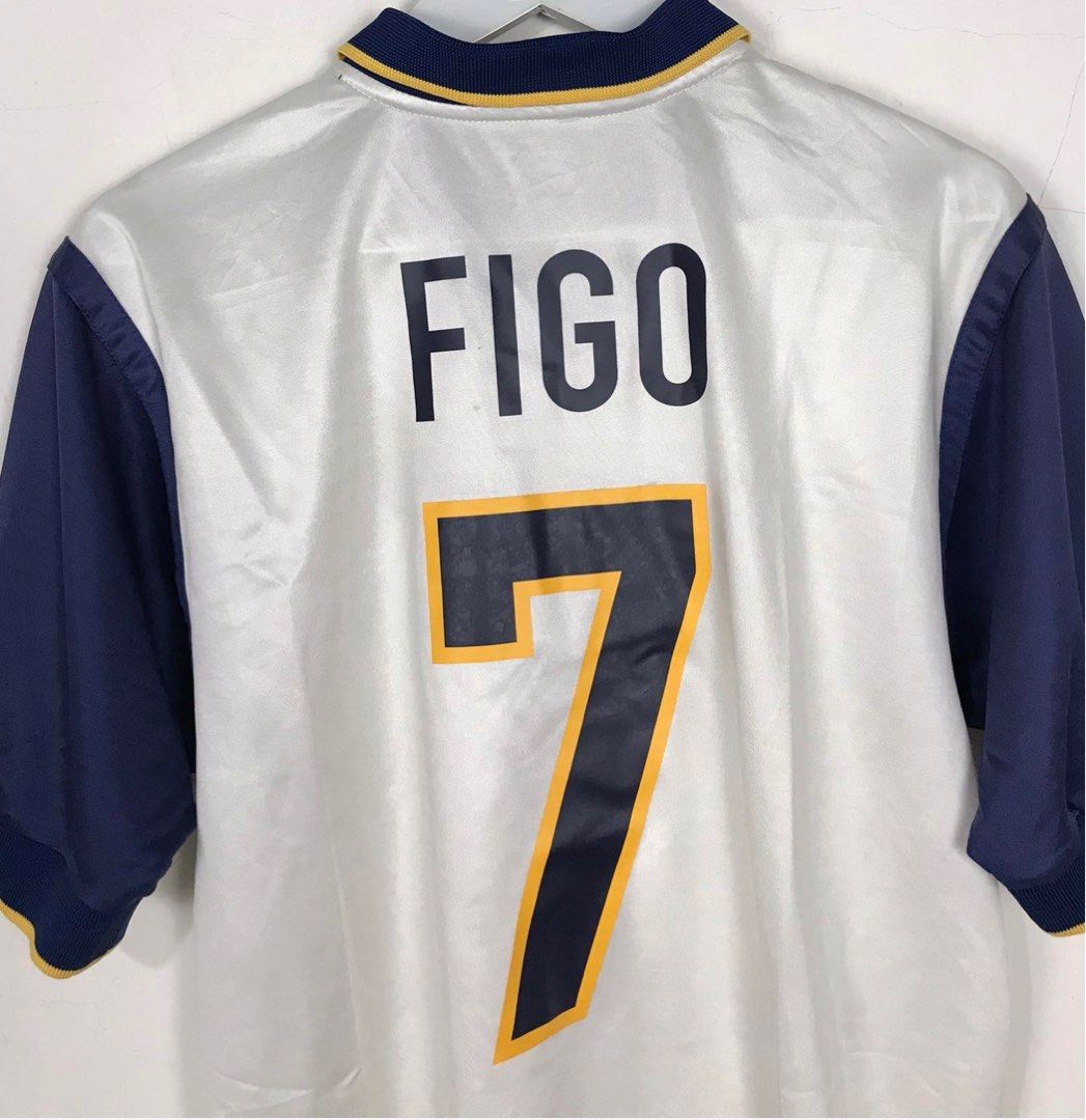 #7 Figo 1998 Portugal Away soccer/football jersey/kit rare/retro ...