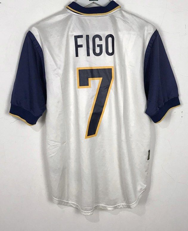 #7 Figo 1998 Portugal Away soccer/football jersey/kit rare/retro ...