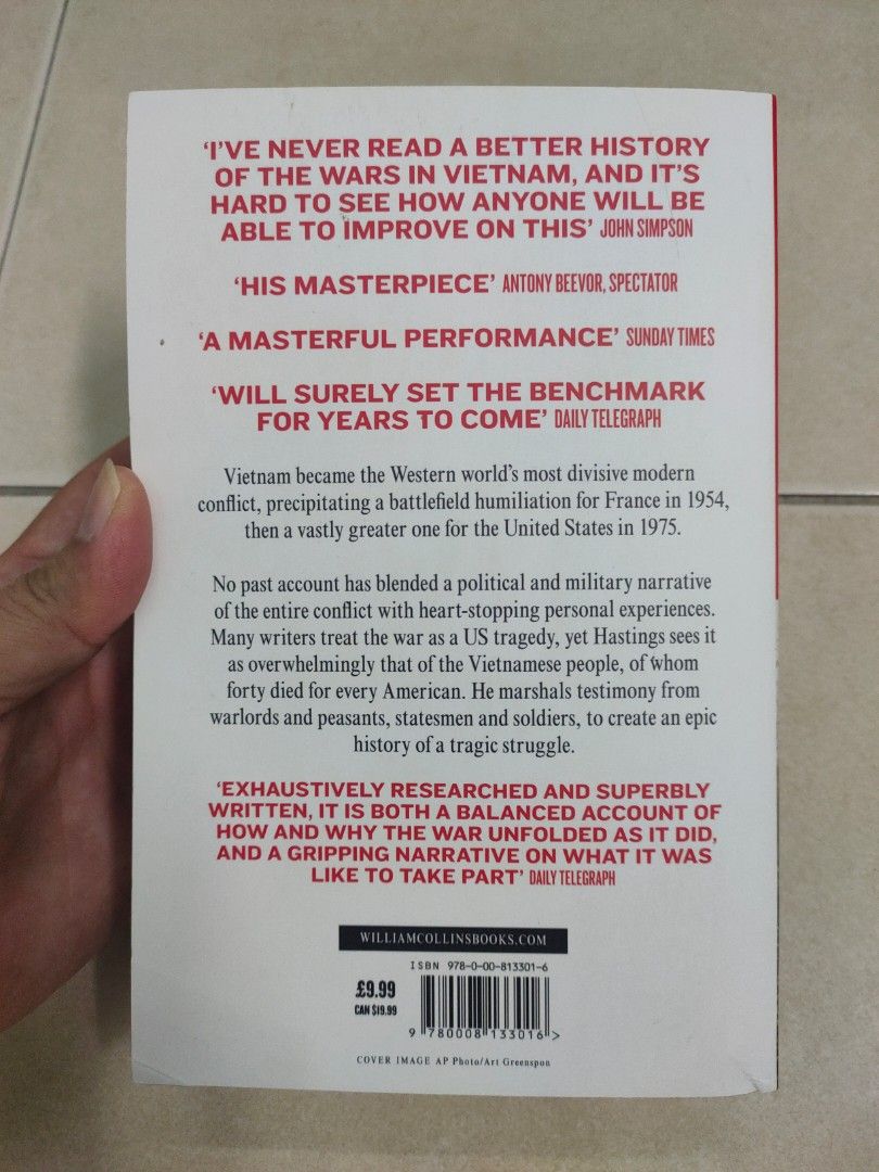 [ 100% Original ] Vietnam: An Epic History of a Tragic War by Max ...