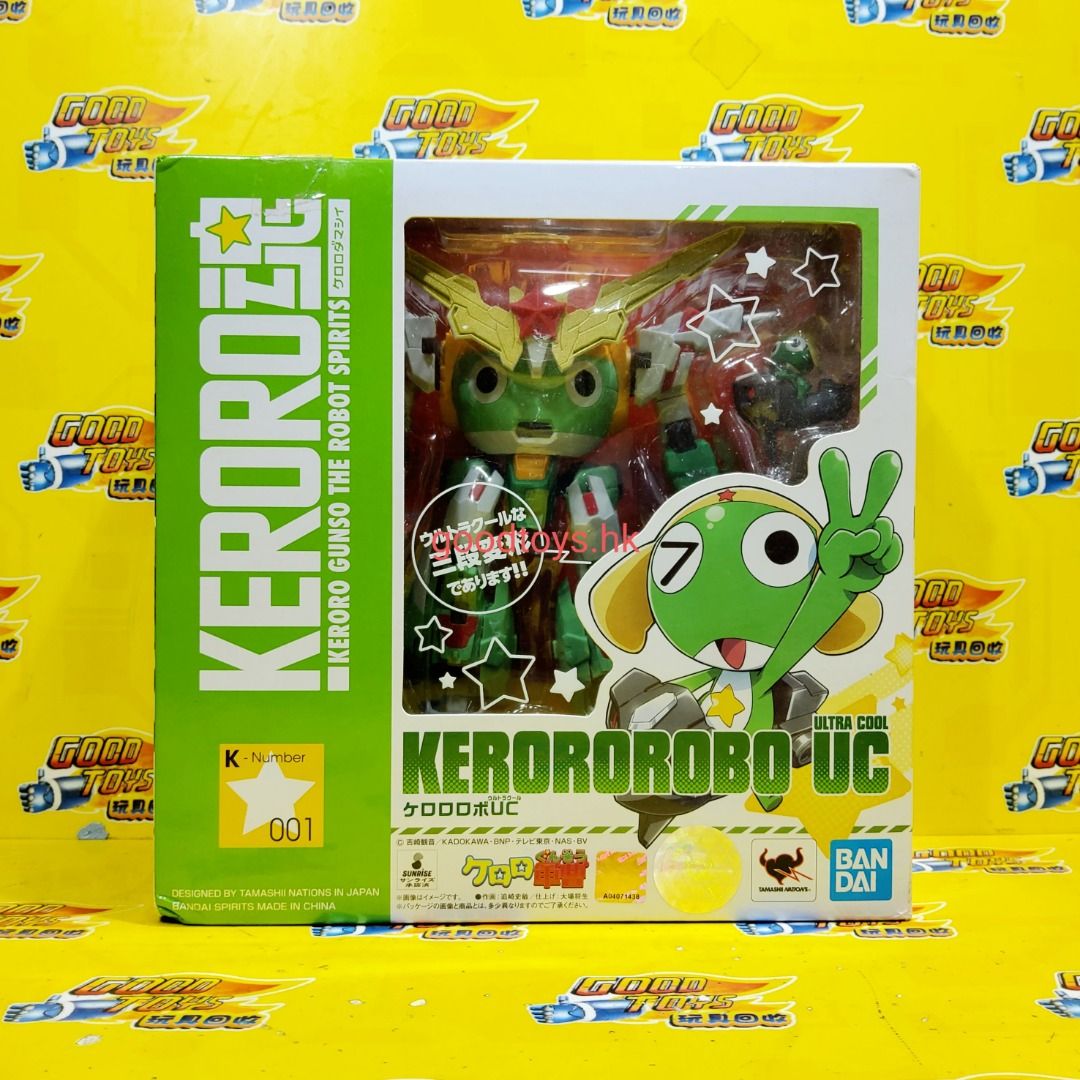 中古已開封 行版 BANDAI KERORO軍曹 KERORO 魂 001 KEROROROBO UC ULTRA COOL 連特典, 興趣及遊戲, 玩具 & 遊戲類 - Carousell