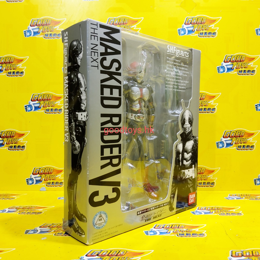 全新未開封 BANDAI 幪面超人 THE NEXT V3 SHF MASKED RIDER THE NEXT V3, 興趣及遊戲, 玩具 & 遊戲類 - Carousell