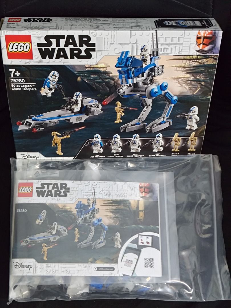 全新未砌 LEGO Star Wars 75280 ( AT-RT + BARC ) 淨機 無人仔, 興趣及遊戲, 玩具 & 遊戲類 ...