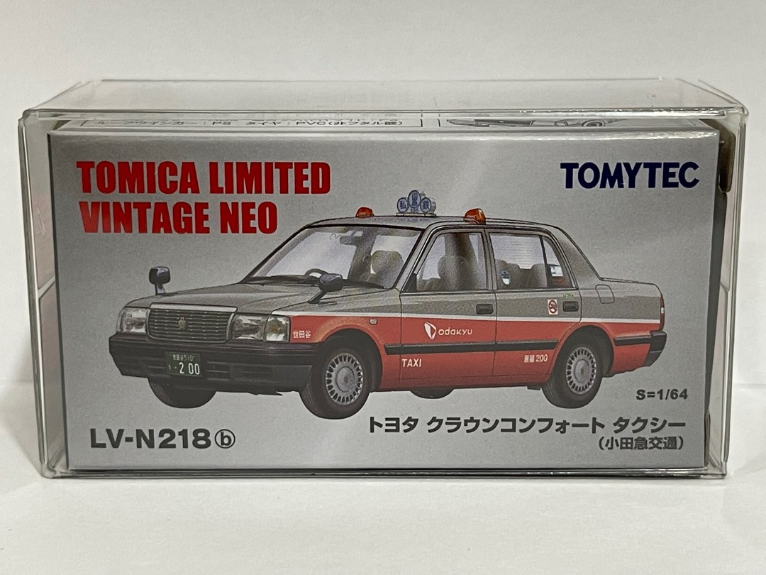 絕版 Takara Tomy Tomica Limited Vintage Neo Tomytec LV-N218b Toyota Crown Comfort Odakyu Kotsu ...