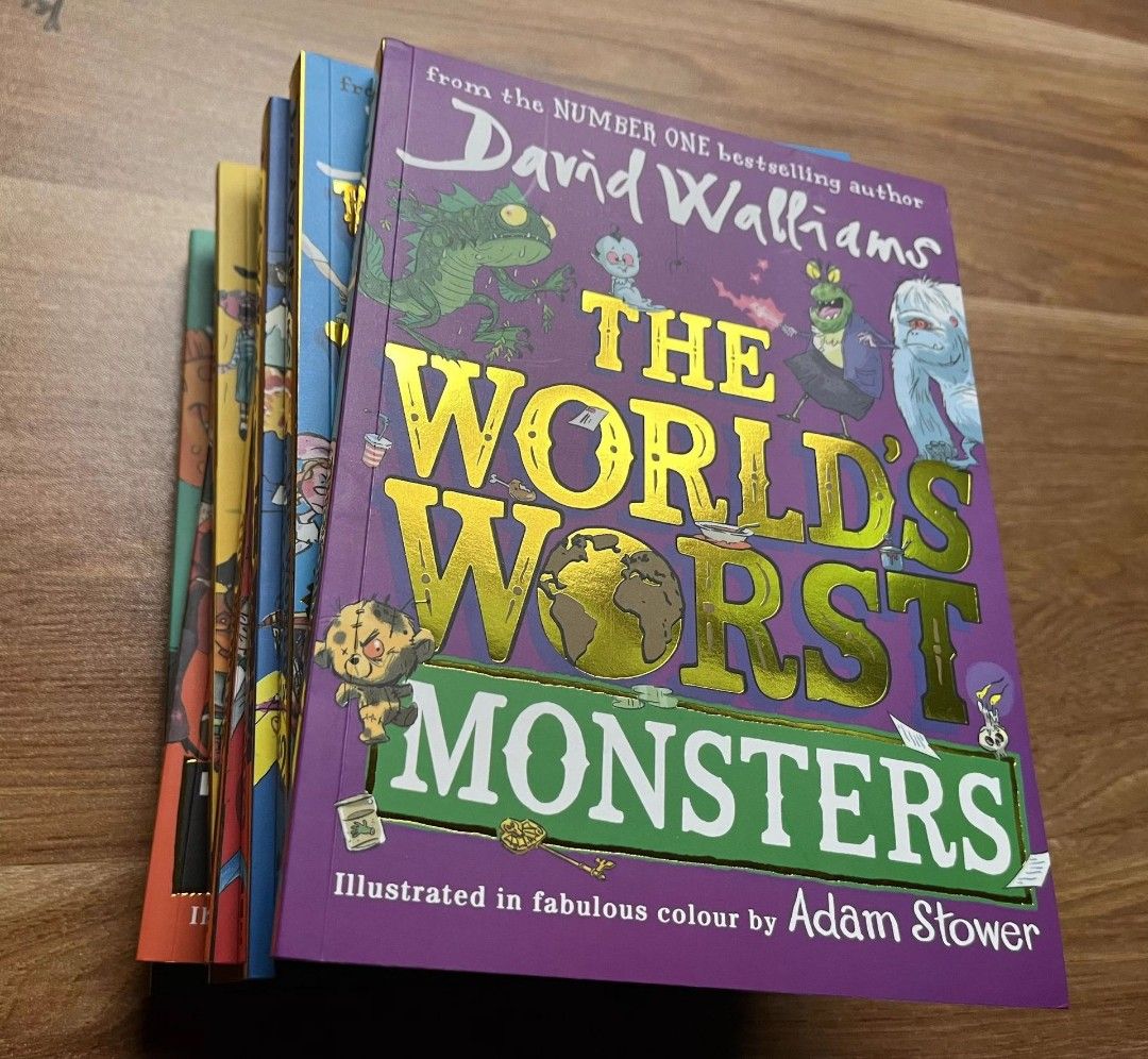 david williams七冊大衛威廉姆斯小說 the Worlds worst children teachers pets ...