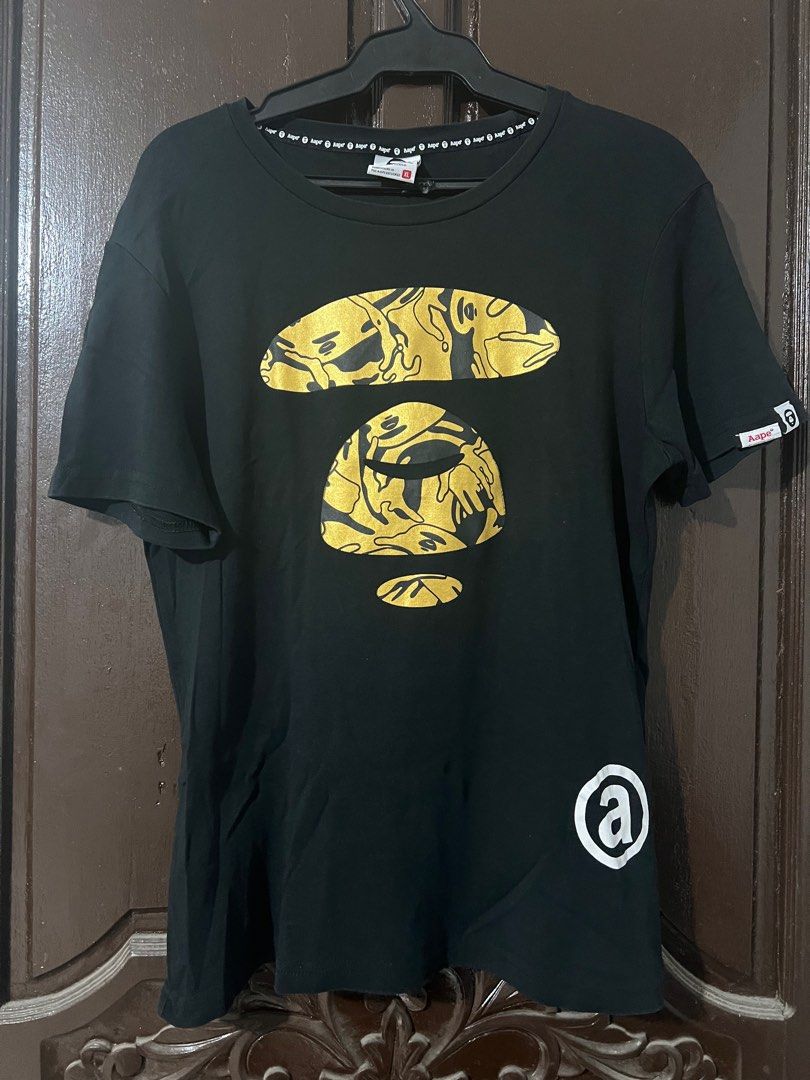 Aape Big Head Logo, Men's Fashion, Tops & Sets, Tshirts & Polo Shirts ...