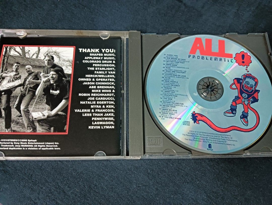 ALL - Problematic ( No back inlay !), Hobbies & Toys, Music & Media ...
