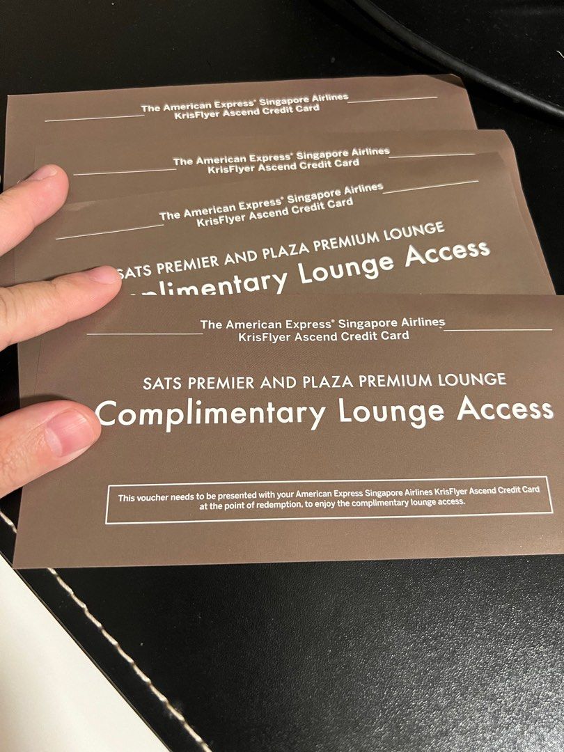 Amex Kris Flyer Ascend Lounge access voucher, Tickets & Vouchers, Vouchers on Carousell