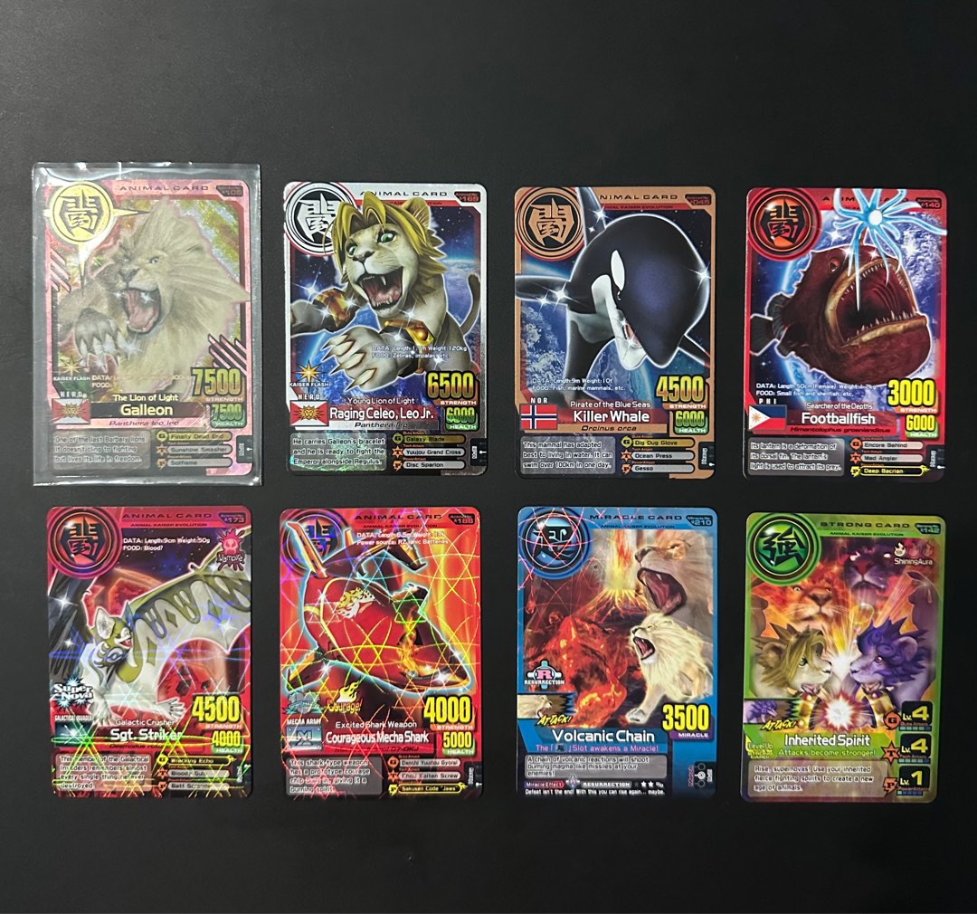 Animal Kaiser Card Set, Hobbies & Toys, Toys & Games on Carousell